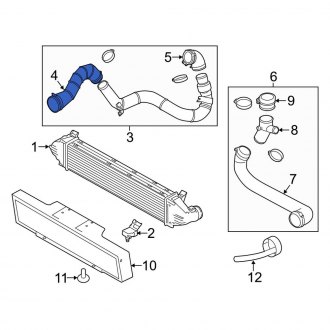 Land Rover Discovery Sport Replacement Intercooler Hoses — CARiD.com