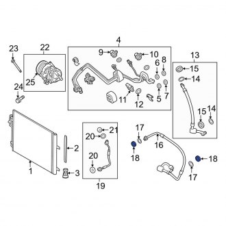 Land Rover LR2 OEM A/C & Heating Parts | Systems, Compressors — CARiD.com