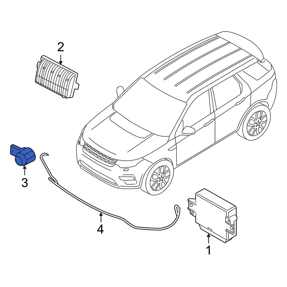 Land Rover OE LR059784 - Front Parking Aid Sensor