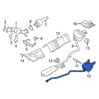 Land Rover Discovery Sport OEM Exhaust Parts | Systems, Tips, Pipes ...