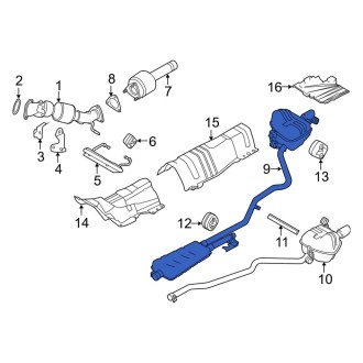 Land Rover Discovery Sport OEM Exhaust Parts | Systems, Tips, Pipes ...