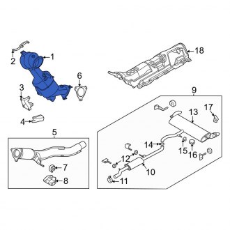 Land Rover Range Rover Evoque OEM Exhaust Parts | Systems, Tips, Pipes ...