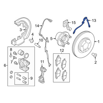 Land Rover Discovery Sport OEM Brake Parts | Pads, Bleeders, Rotors ...