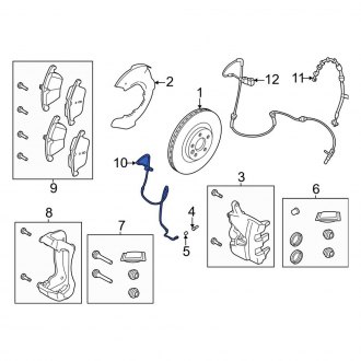 Land Rover Discovery Sport OEM Brake Parts | Pads, Bleeders, Rotors ...