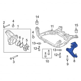 Land Rover Range Rover Evoque OEM Suspension Parts | Shocks, Struts ...