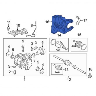 Land Rover Range Rover Evoque OEM Driveline & Axle Parts | Hubs, CV ...