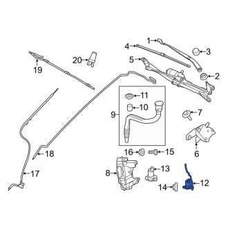 Land Rover Range Rover Sport Windshield Washer Pumps | CARiD