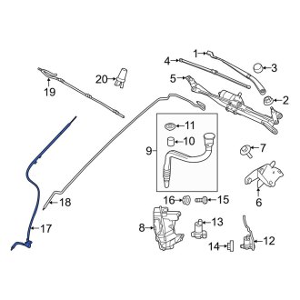 Land Rover Discovery Sport Washer Nozzles & Parts — CARID.com
