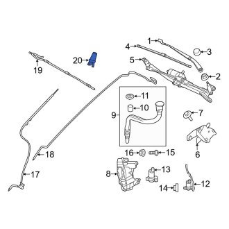 Land Rover Discovery Sport Washer Nozzles & Parts — CARID.com