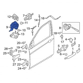 Land Rover Defender Door Locks + Components — CARiD.com