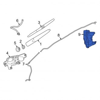 Land Rover Discovery Sport OEM Wiper Blade & Washer Parts | Motors ...