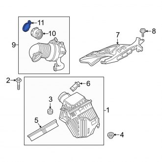 Land Rover Range Rover Evoque OEM Air Intake Parts | Filters, Manifolds ...