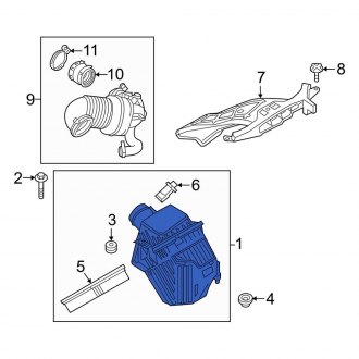 Land Rover Range Rover Evoque OEM Air Intake Parts | Filters, Manifolds ...