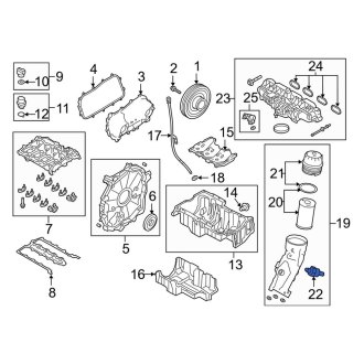Land Rover Range Rover Evoque Engine Sensors, Switches & Connectors ...