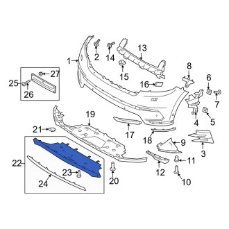 Land Rover Range Rover Velar Bumper Inserts & Covers | Front, Rear ...