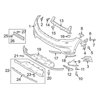 2022 Land Rover Range Rover Velar Replacement Front Bumpers ...
