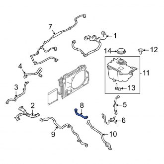 Land Rover Range Rover Velar Coolant Overflow Tanks — CARiD.com