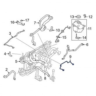 Land Rover Range Rover Velar Coolant Overflow Tanks — CARiD.com