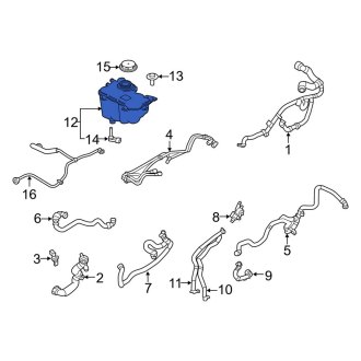 Land Rover Range Rover Velar Coolant Overflow Tanks — CARiD.com