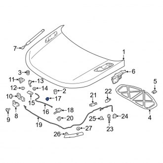 Land Rover Range Rover Velar Replacement Hoods | Hinges, Supports ...