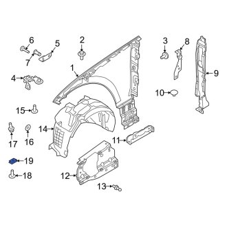Land Rover Defender Fender Support Braces & Hardware — CARiD.com