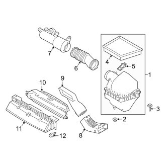 2022 Land Rover Range Rover Velar OEM Air Intake Parts | Filters ...