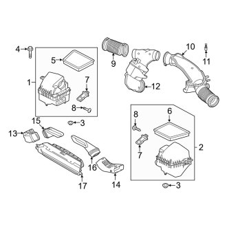 2022 Land Rover Range Rover Velar OEM Air Intake Parts | Filters ...