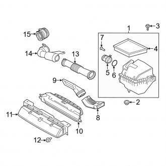 2018 Land Rover Range Rover Velar OEM Air Intake Parts | Filters ...