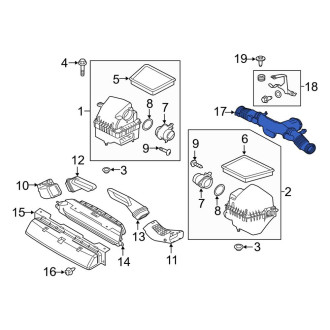 Land Rover Range Rover Velar OEM Air Intake Parts | Filters, Manifolds ...