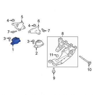 Land Rover Range Rover Velar Motor Mounts & Mounting Hardware — CARiD.com
