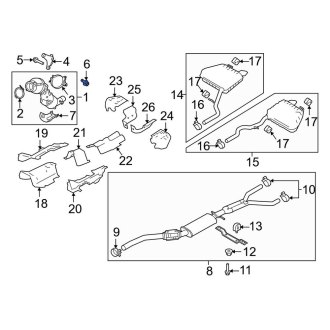 Land Rover LR2 OEM Exhaust Parts | Systems, Tips, Pipes — CARiD.com