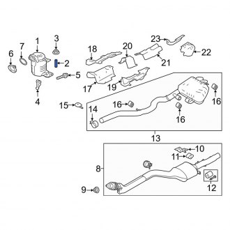 Land Rover Range Rover Velar OEM Exhaust Parts | Systems, Tips, Pipes ...