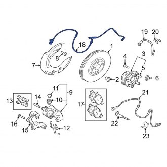 Land Rover Range Rover Velar OEM Brake Parts | Pads, Bleeders, Rotors ...