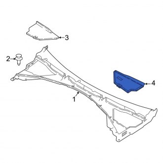Land Rover Cowl Panels & Parts | Vent Grills, Screens — CARiD.com