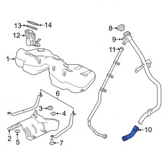 Land Rover Range Rover Velar OEM Fuel System Parts | Pumps, Lines ...