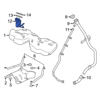 Land Rover Range Rover Velar OEM Fuel System Parts | Pumps, Lines ...