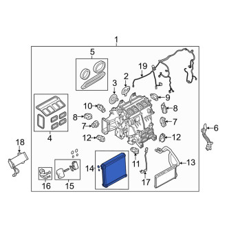 Land Rover Range Rover Sport A/C Evaporators & Components — CARiD.com
