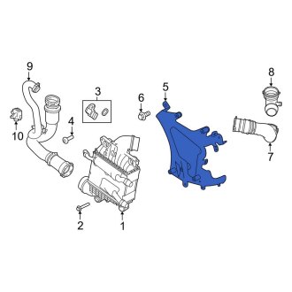Land Rover Discovery Intercoolers | Air To Water, Front Mount — CARiD.com