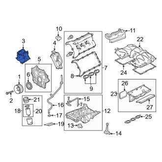 Land Rover LR4 OEM Engine Parts - Rebuild Kits, Pistons | CARiD