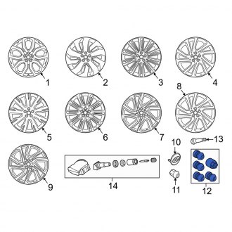 Land Rover OEM Wheels & Tires | Lug Nuts, TPMS Sensors, Covers — CARiD.com