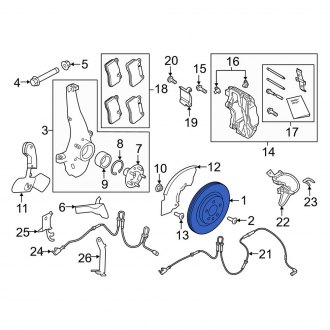 Land Rover Defender OEM Brake Parts | Pads, Bleeders, Rotors — CARiD.com