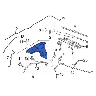 Land Rover Range Rover Sport Windshield Washer Tanks & Parts — CARID.com