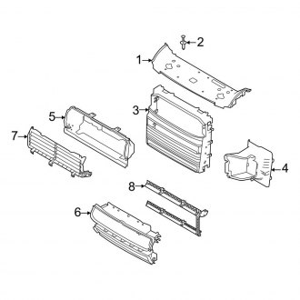 2022 Land Rover Defender Radiator Support Covers — CARiD.com