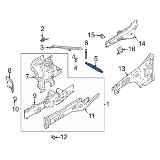 Land Rover Defender Fender Support Braces & Hardware — CARiD.com