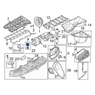Land Rover Range Rover Evoque Valve Covers & Components – CARiD.com