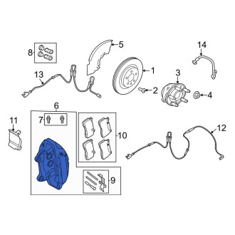 Land Rover Defender Brake Calipers | Loaded, Semi Loaded, Unloaded ...