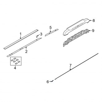 Land Rover Defender OEM Roofs & Parts | Panels, Drip Rails — CARiD.com