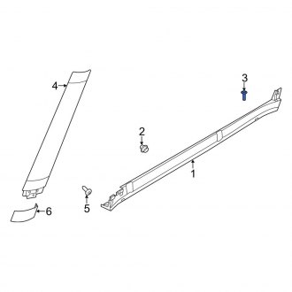 Land Rover Range Rover Evoque Rocker Panel Hardware | Clips, Brackets ...