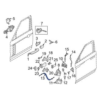 Land Rover Defender Door Locks + Components — CARiD.com