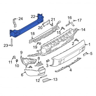 Land Rover Defender Bumper Reinforcements & Energy Absorbers – CARiD.com
